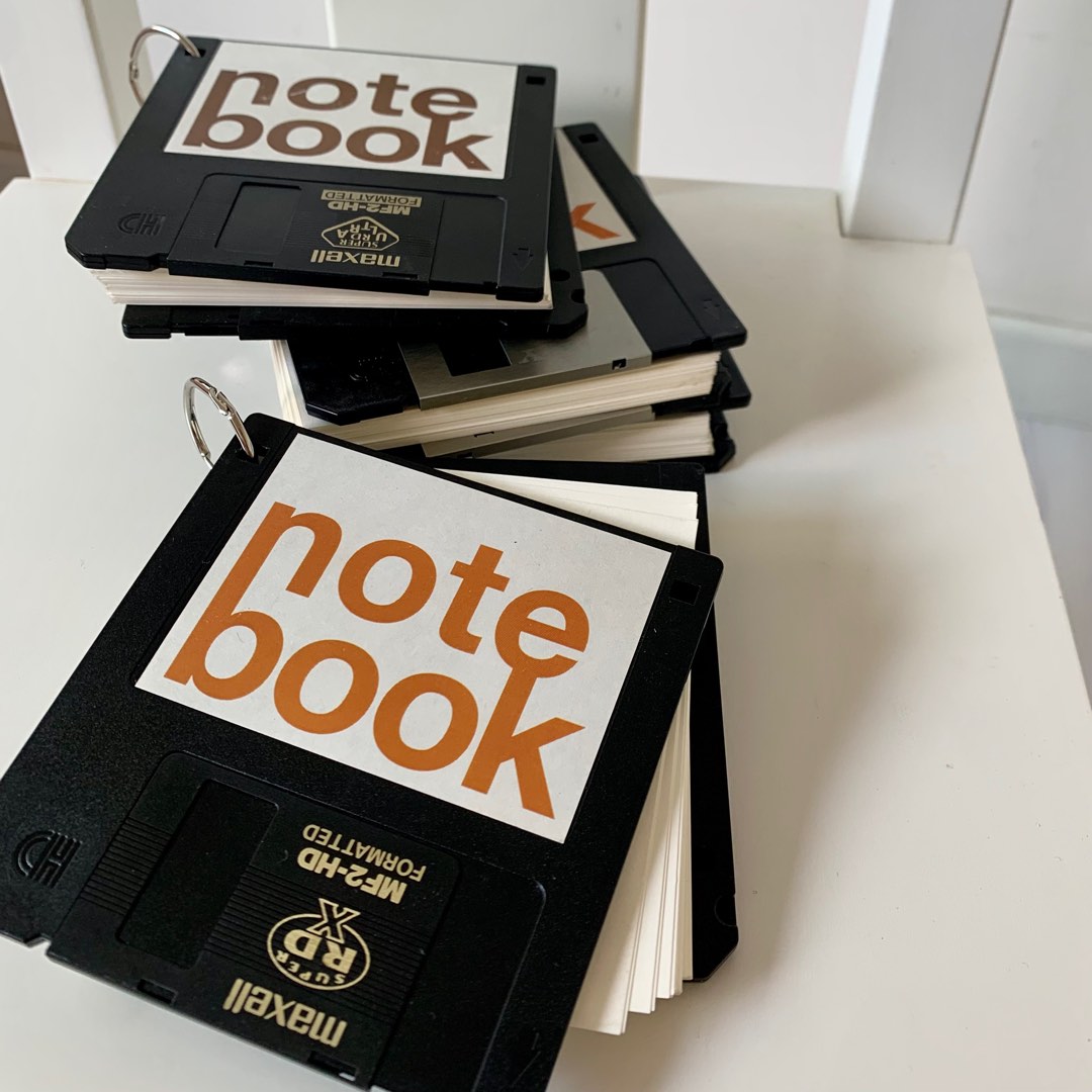 3½-inch floppy disks Notebook/Memo, Hobbies & Toys, Memorabilia & Collectibles, Vintage ...