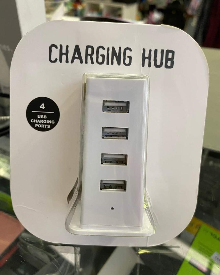 4 PORT VIVITAR USB Charging Hub Desktop Countertop Multi USB Charger ...