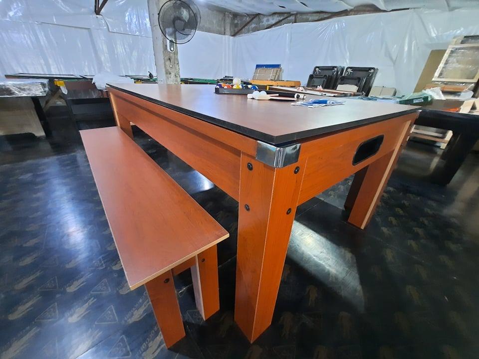 4x7 billiard table / table tennis / dining with bench, Sports Equipment ...