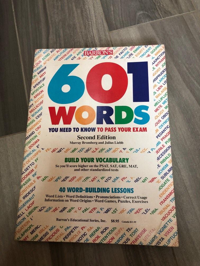 601 WORDS YOU NEED TO KNOW TO PASS YOUR EXAM, 興趣及遊戲, 書本 & 文具, 書本及雜誌 ...
