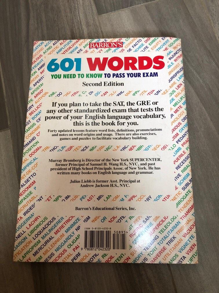 601 WORDS YOU NEED TO KNOW TO PASS YOUR EXAM, 興趣及遊戲, 書本 & 文具, 書本及雜誌 ...