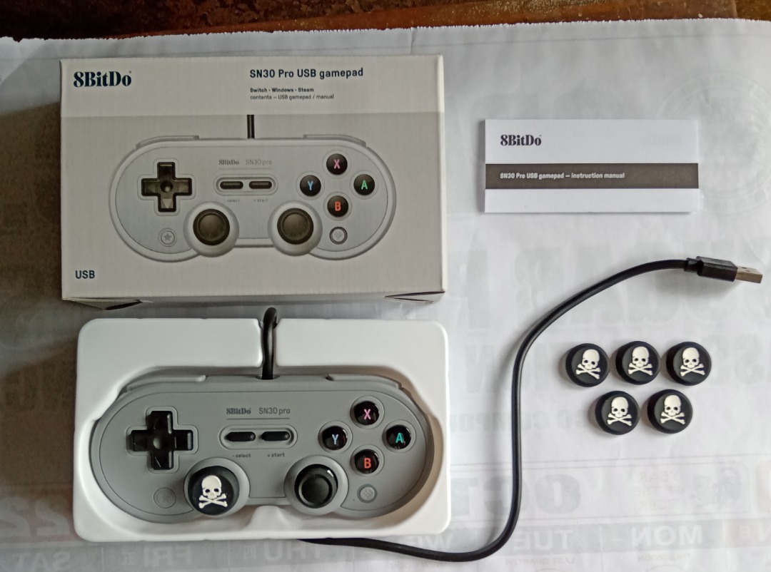 8BitDo SN30 Pro USB gamepad, Video Gaming, Gaming Accessories ...