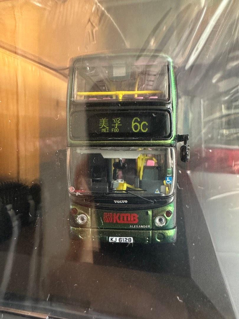 九巴綠悠悠 3ASV 6C 超級富豪奧林比安B10TL巴士模型 KMB Volvo Super Olympian 6C, 興趣及遊戲, 玩具 ...