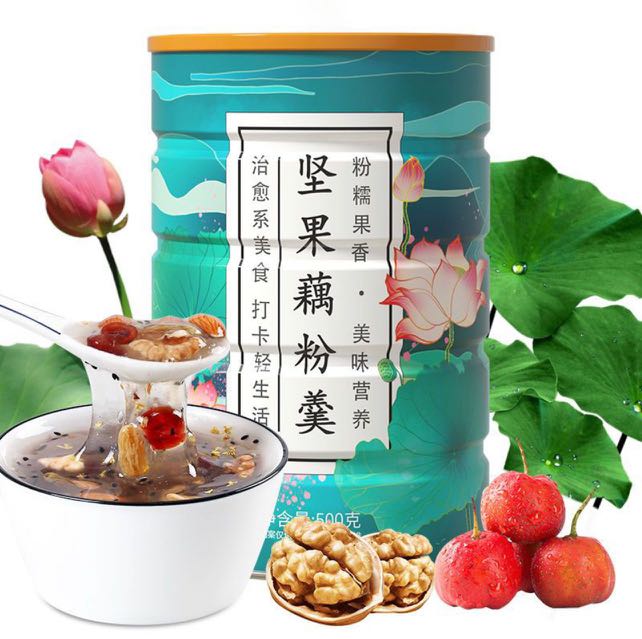 藕粉 lotus root starch powder soup , Food & Drinks, Packaged & Instant ...