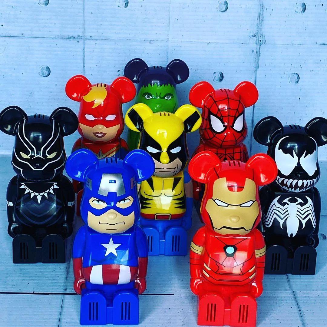 全新 Marvel bearbrick 全套 8隻, 興趣及遊戲, 玩具 & 遊戲類 - Carousell