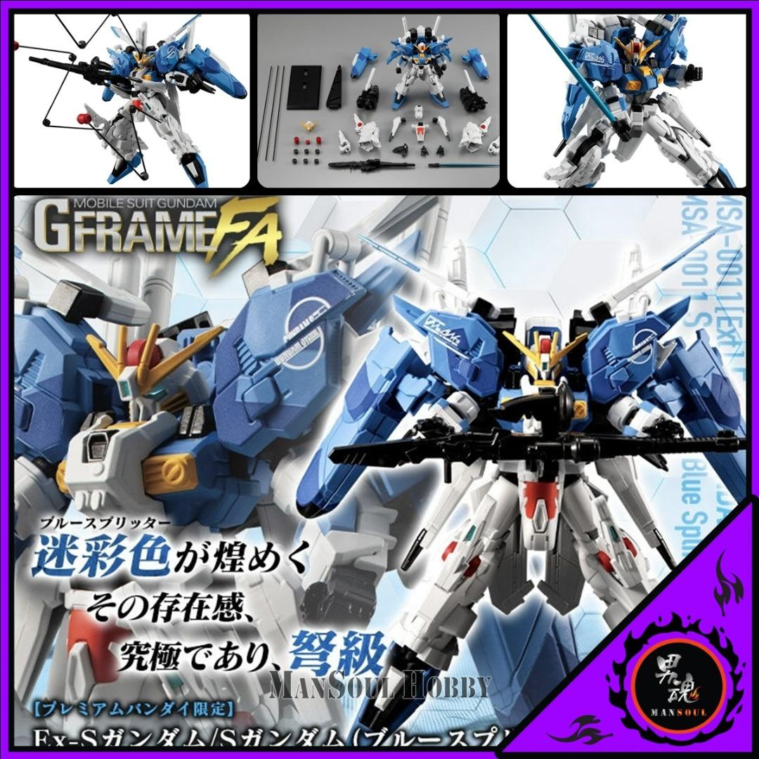 [限定] P-bandai G-FRAME FA Ex-S GUNDAM/ S GUNDAM (BLUE SPLITTER) 高達 Figure, 興趣及遊戲, 玩具 & 遊戲類 ...