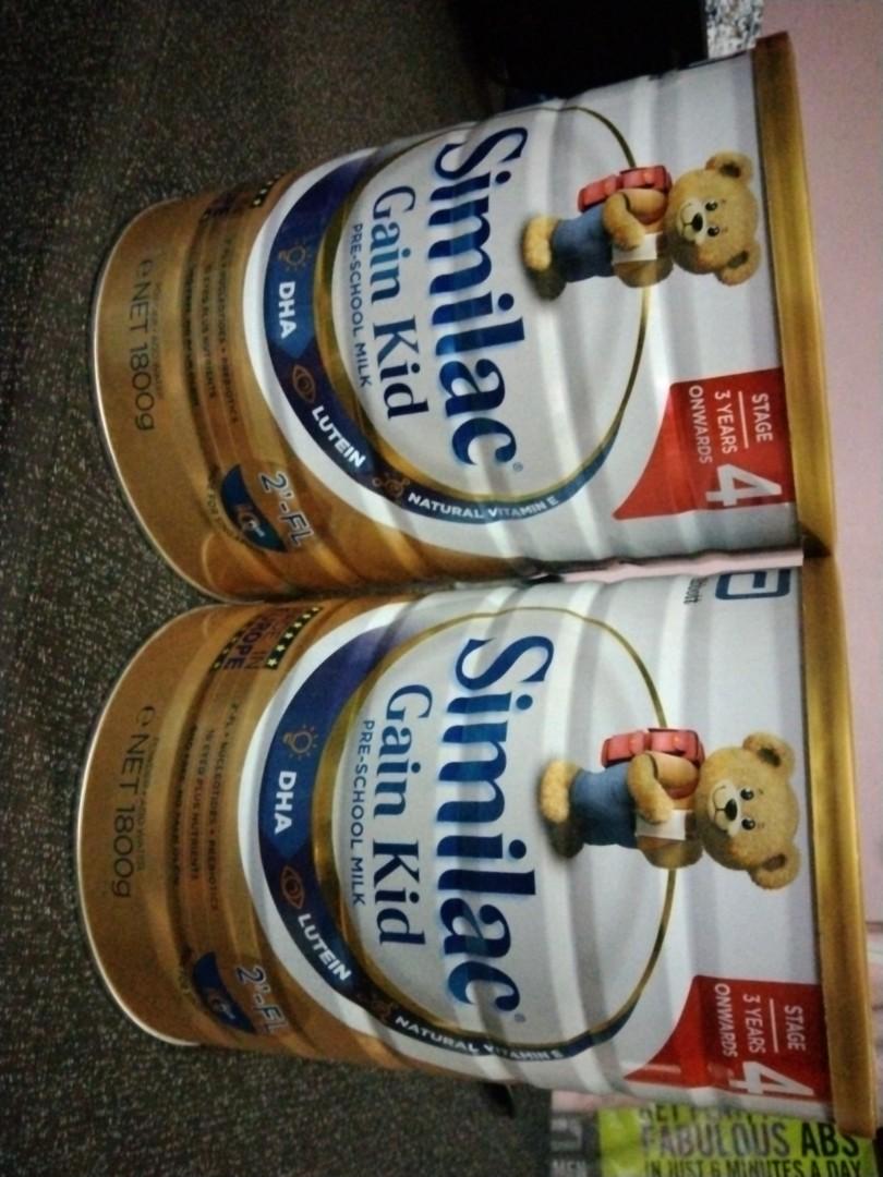 ABBOTT SIMILAC GAIN KID STAGE 4 3 YEARS ONWARDS, Babies & Kids, Nursing ...
