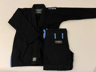 Aesthetic Zero Brazilian Jiu Jitsu Kimono Gi in Black and Blue (Size A0 ...