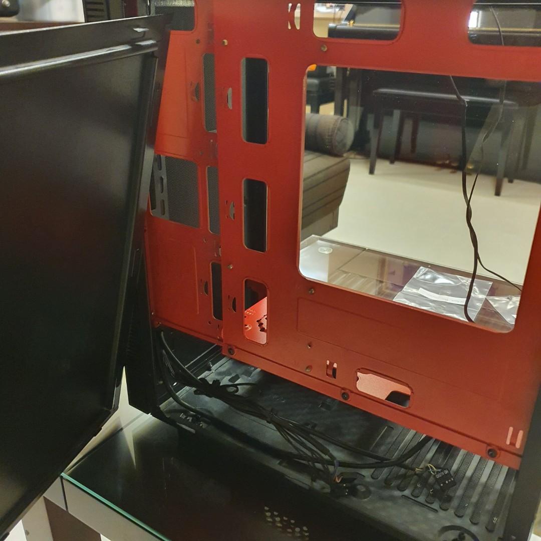 Aftershock tecware nexus m black red pc case, Computers & Tech, Parts ...