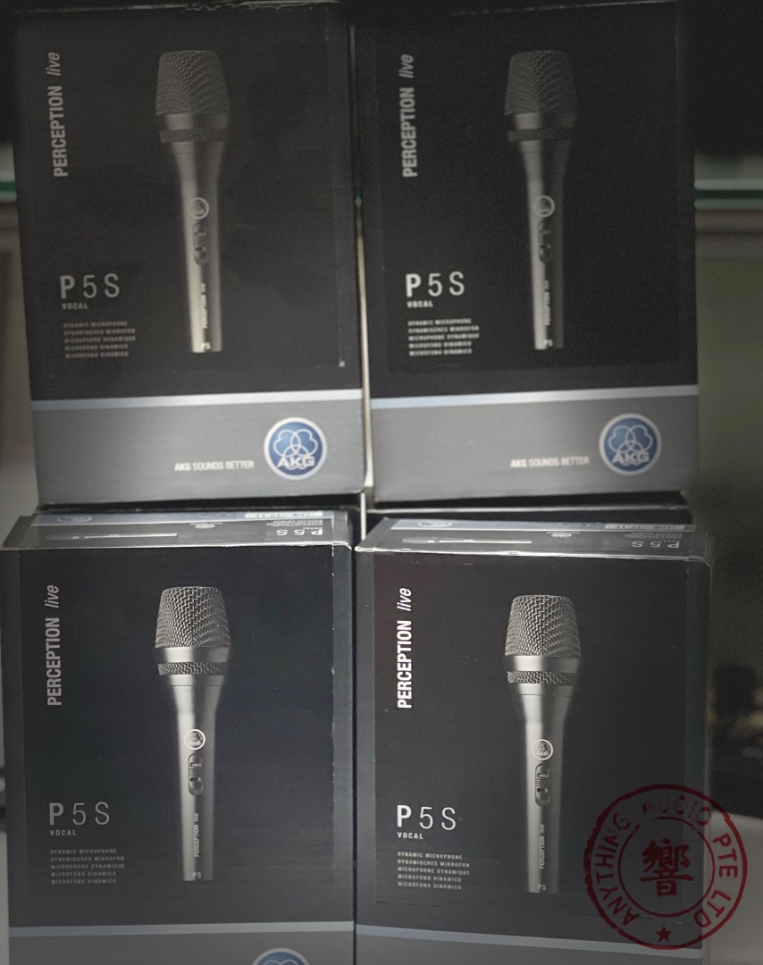 AKG P5S - dynamic vocal microphone with on/off switch, Audio ... AKG P5S - dynamic vocal microphone with on/off switch, Audio ...