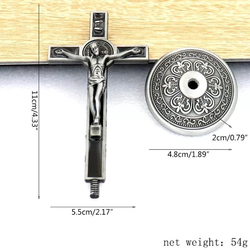 Antique metal holy table Cross of Jesus Christ with Stand, Hobbies ...