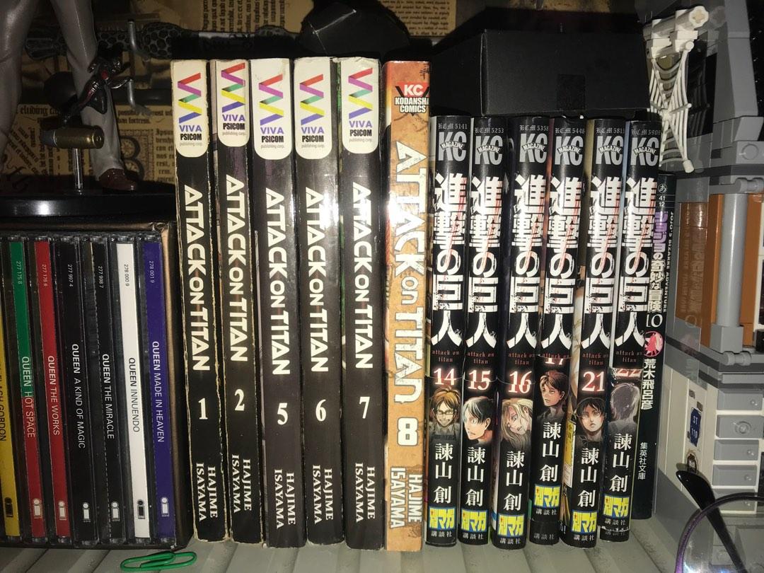AOT JJBA MANGA 2K TAKE ALL Hobbies Toys Books Magazines aot-jjba-manga-2k-take-all-hobbies-toys-books-magazines
