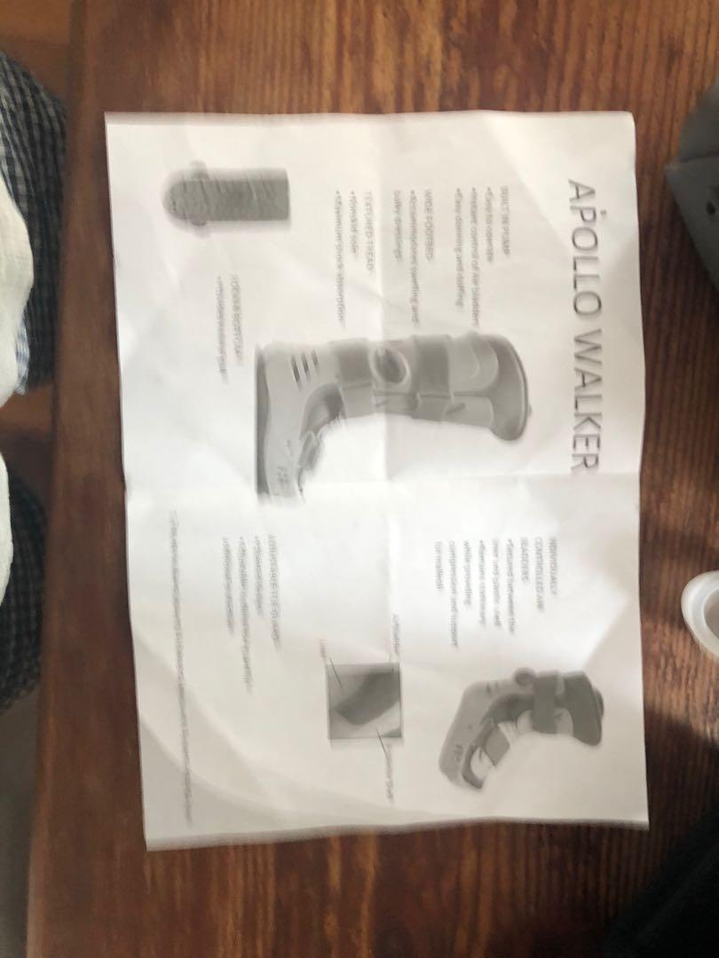 Apollo Orthopaedic Walker Boot cast for fractured foot, Sports ...
