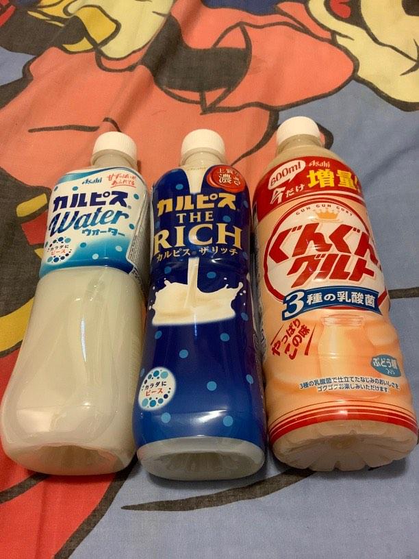 朝日Asahi乳酸飲品可爾必思原味乳酸飲品500ml / 可爾必思乳酸飲品 - The Rich 490ml / 3種乳酸菌飲品500ml, 嘢食 & 嘢飲, 飲料 - Carousell