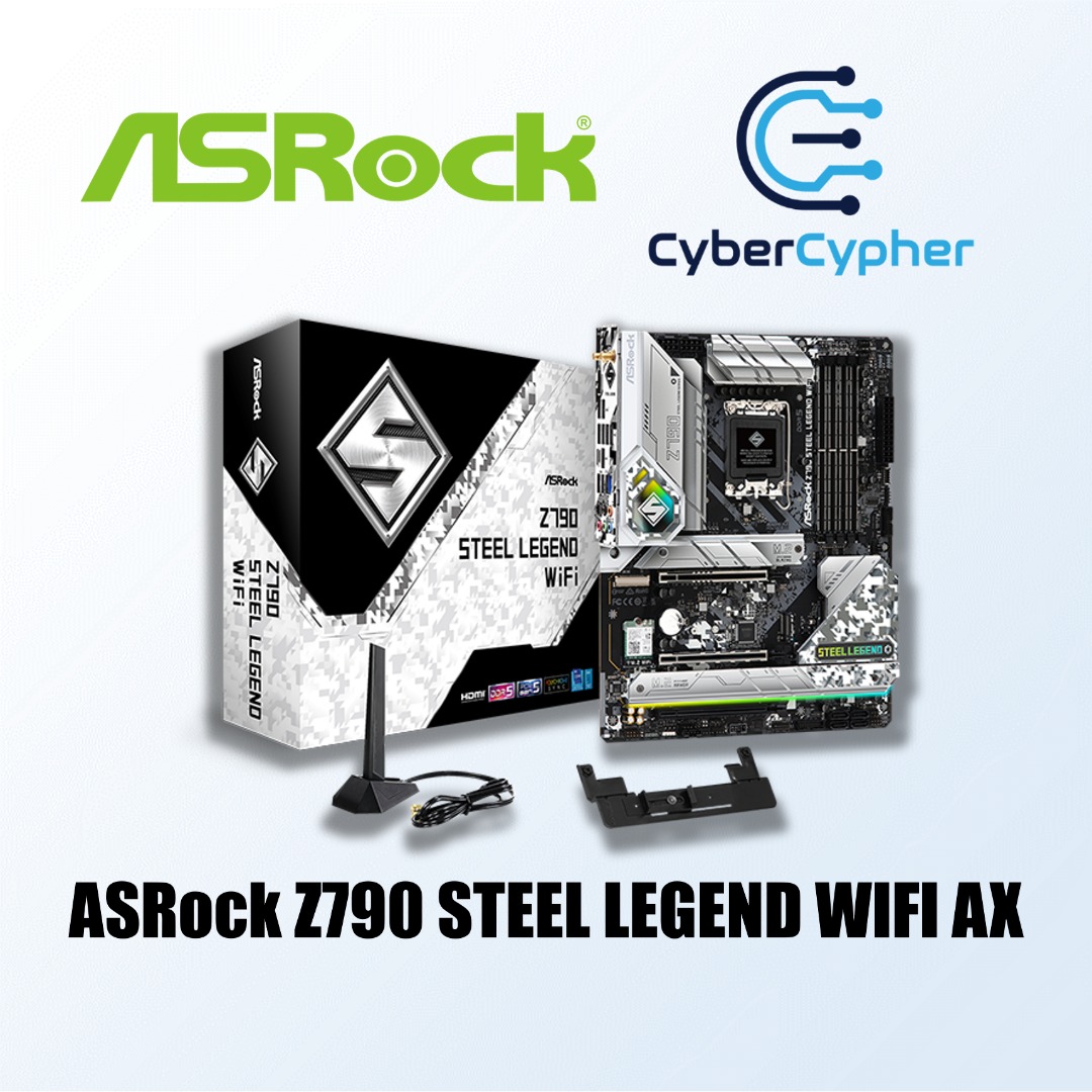 Asrock Z790 Steel Legend Wifi Ax Intel Lga1700 Motherboard Computers