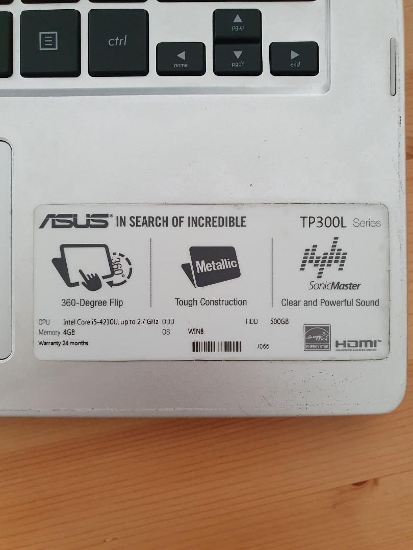 Asus TP300L Transformer c/w Intel Core i5 CPU, Computers & Tech ...