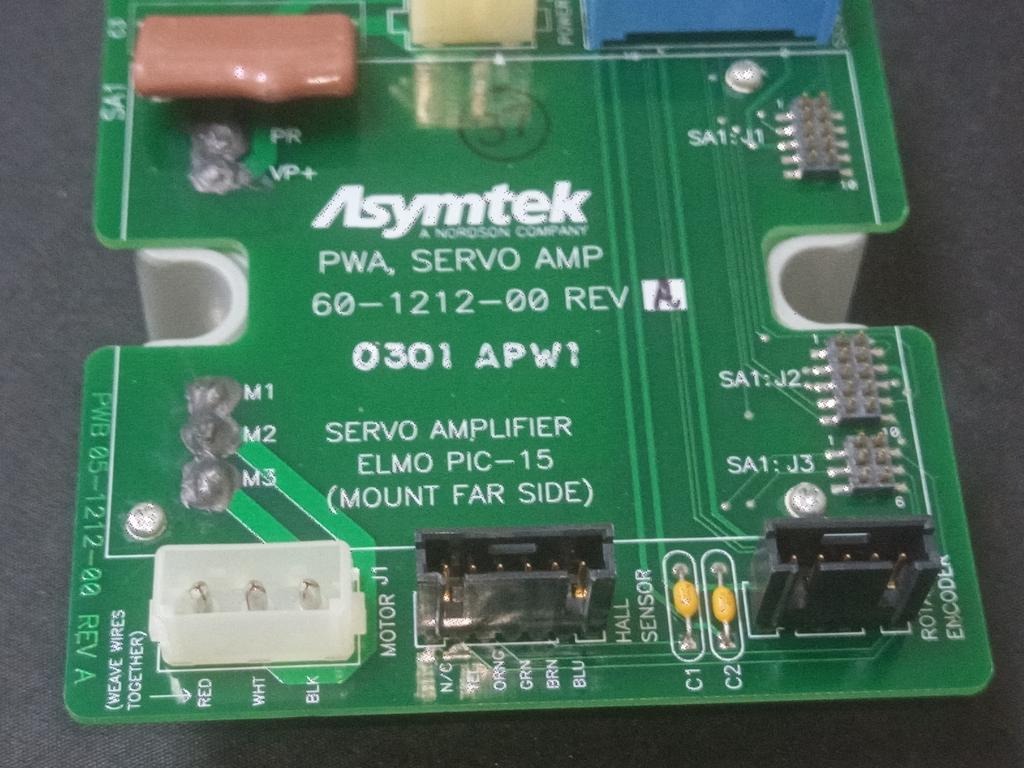 Asymtek Nordson 60-1212-00 Rev. A Servo Amplifier ELMO PIC-15 PWA Servo ...