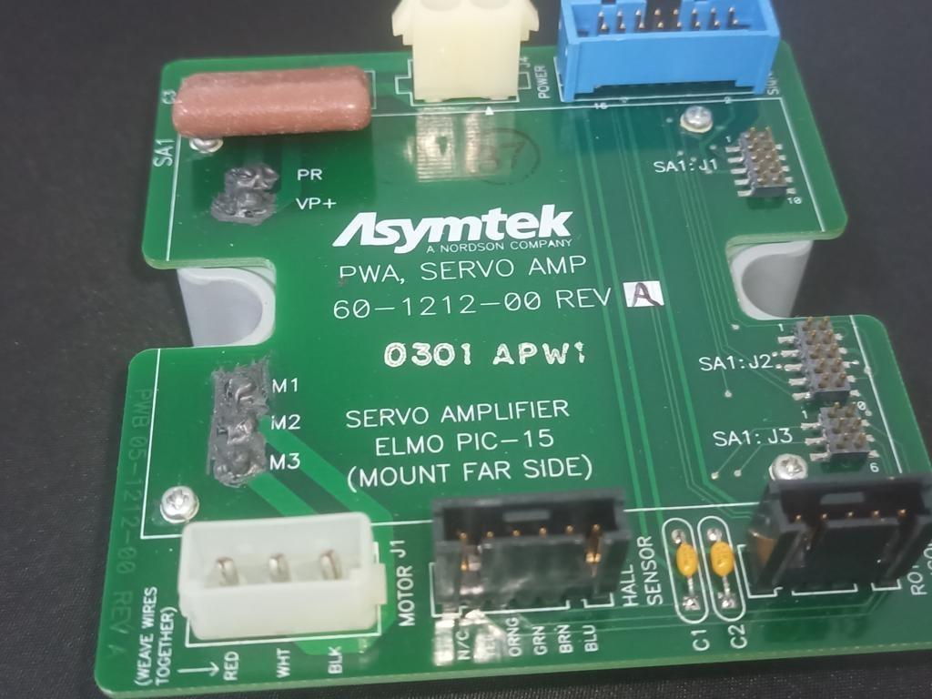 Asymtek Nordson 60-1212-00 Rev. A Servo Amplifier ELMO PIC-15 PWA Servo ...