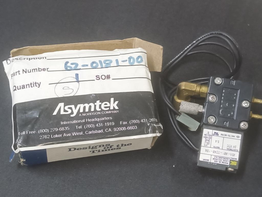 Asymtek Nordson 62-0181-00 MAC 45A-AB1-DDAB-1BA MAC Valve Inc. New ...