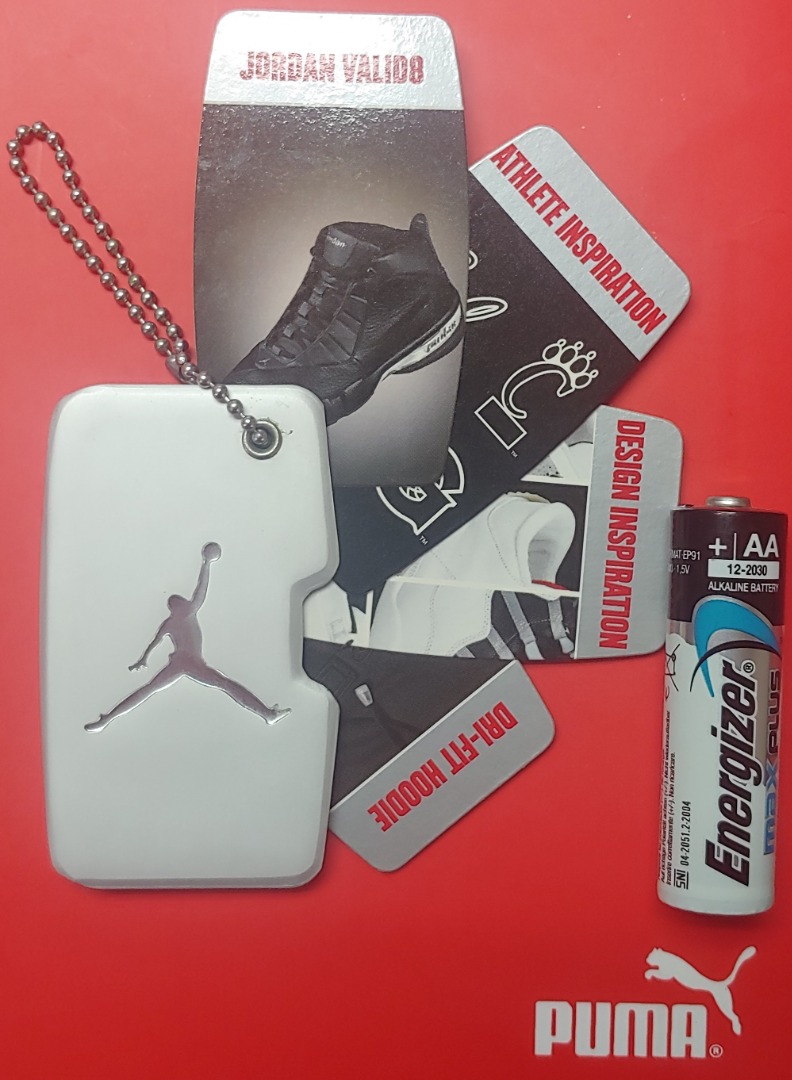 Authentic 2005 Jordan Team Valid8 Jumpman Shoe Tag (Rare), Hobbies ...