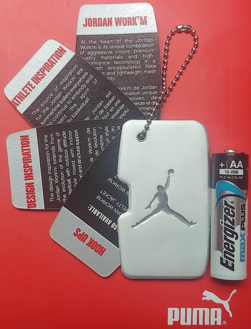 Authentic 2005 Jordan Team Work'M Jumpman Shoe Tag (Rare), Hobbies ...