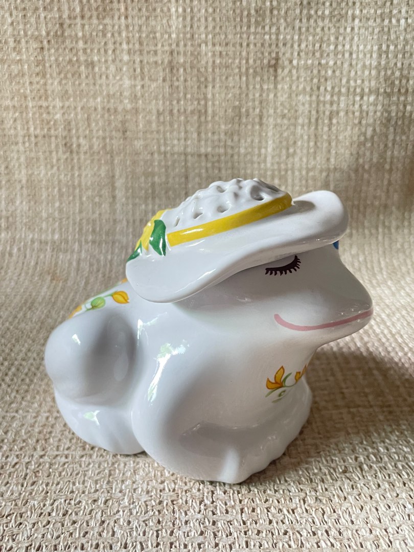 Avon 1982 Vintage Winking Potpourri Porcelain Frog, Furniture & Home ...