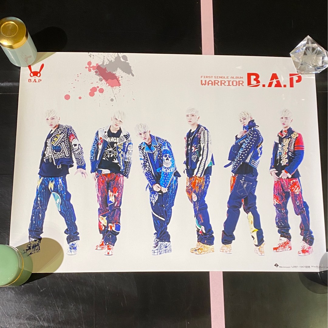 BAP First Single Album Warrior Album Poster, Hobbies & Toys ...
