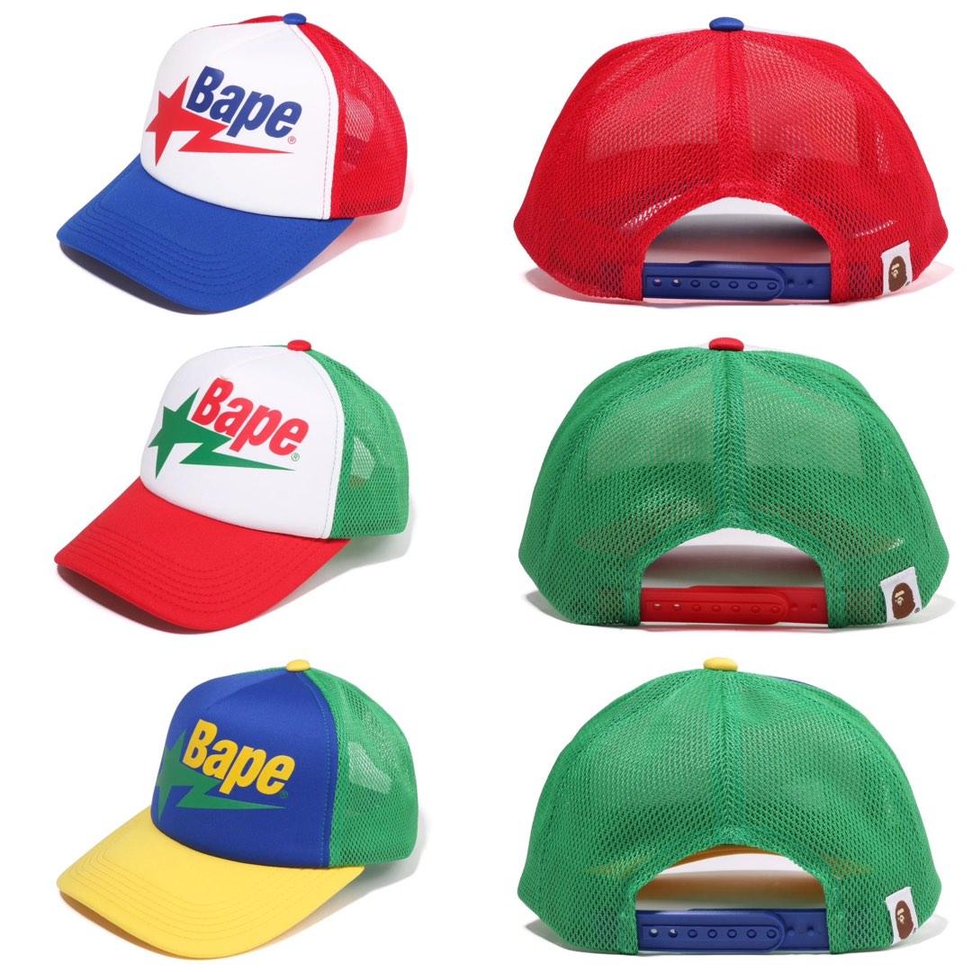 BAPE STA MESH CAP, Men's Fashion, Watches & Accessories, Caps & Hats on ...
