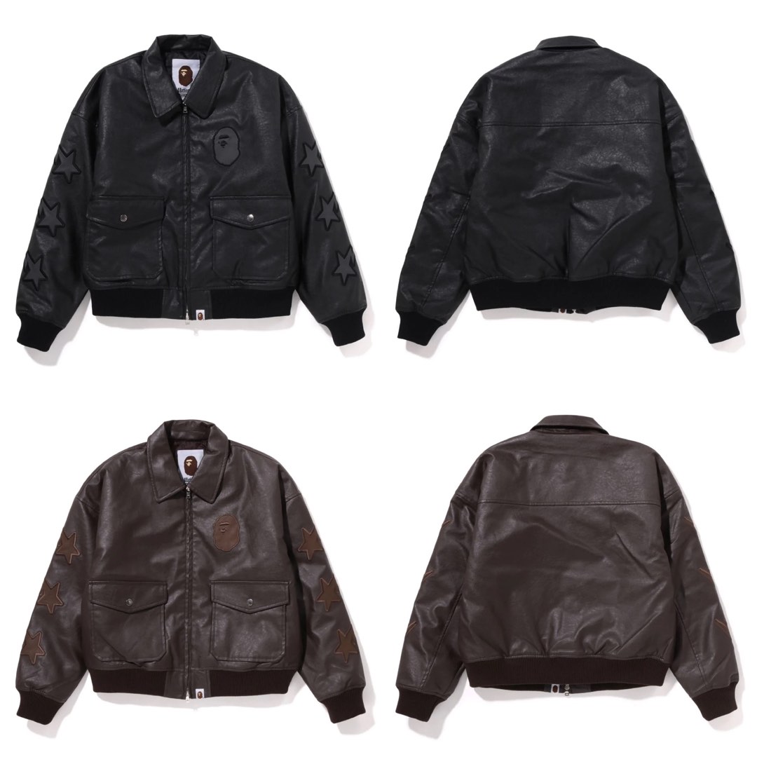BAPE STA PATCHED FLIGHT JACKET, Women's Fashion, Coats, Jackets and ...