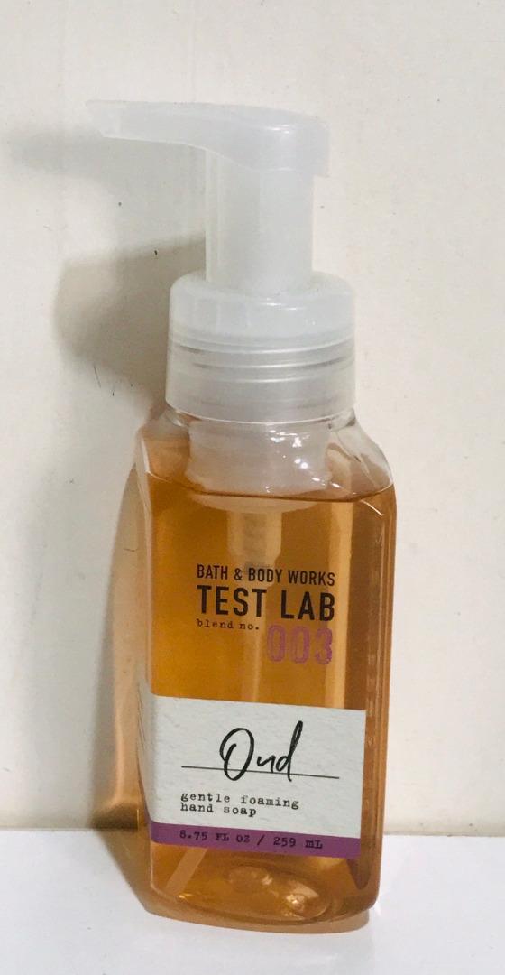 BATH & BODY WORKS GENTLE FOAMING HAND SOAP - OUD TEST LAB BLEND NO. 003 ...