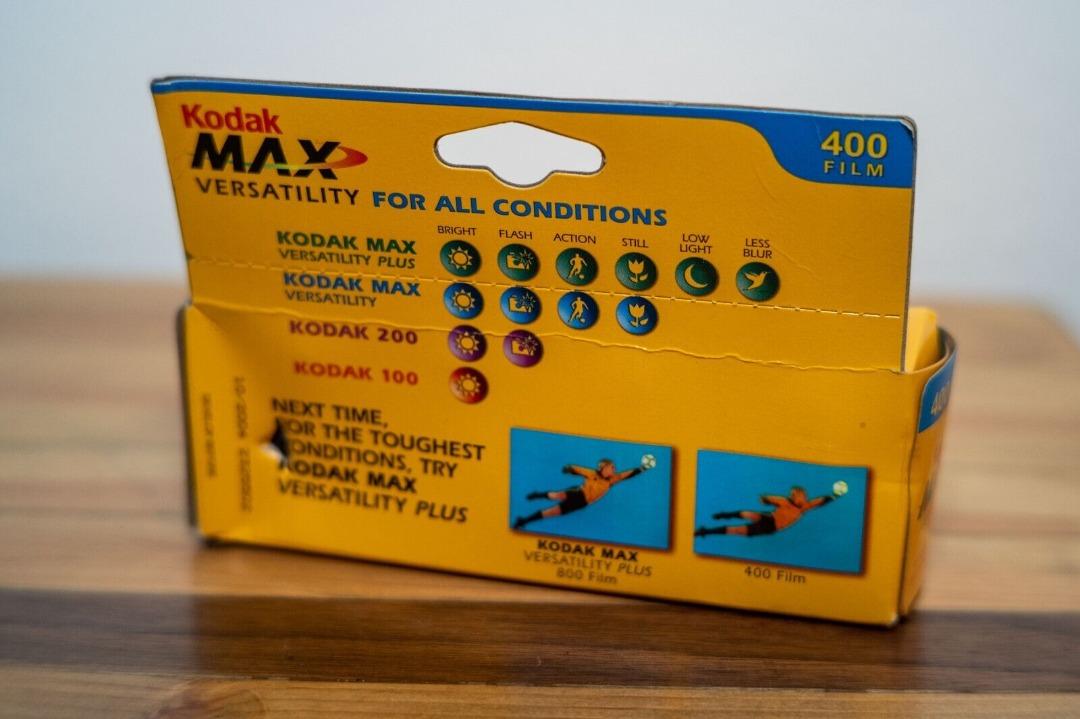 [BMC] Kodak Max 400 36-Exp Color Negative C41 35mm Film *Rare Expired ...