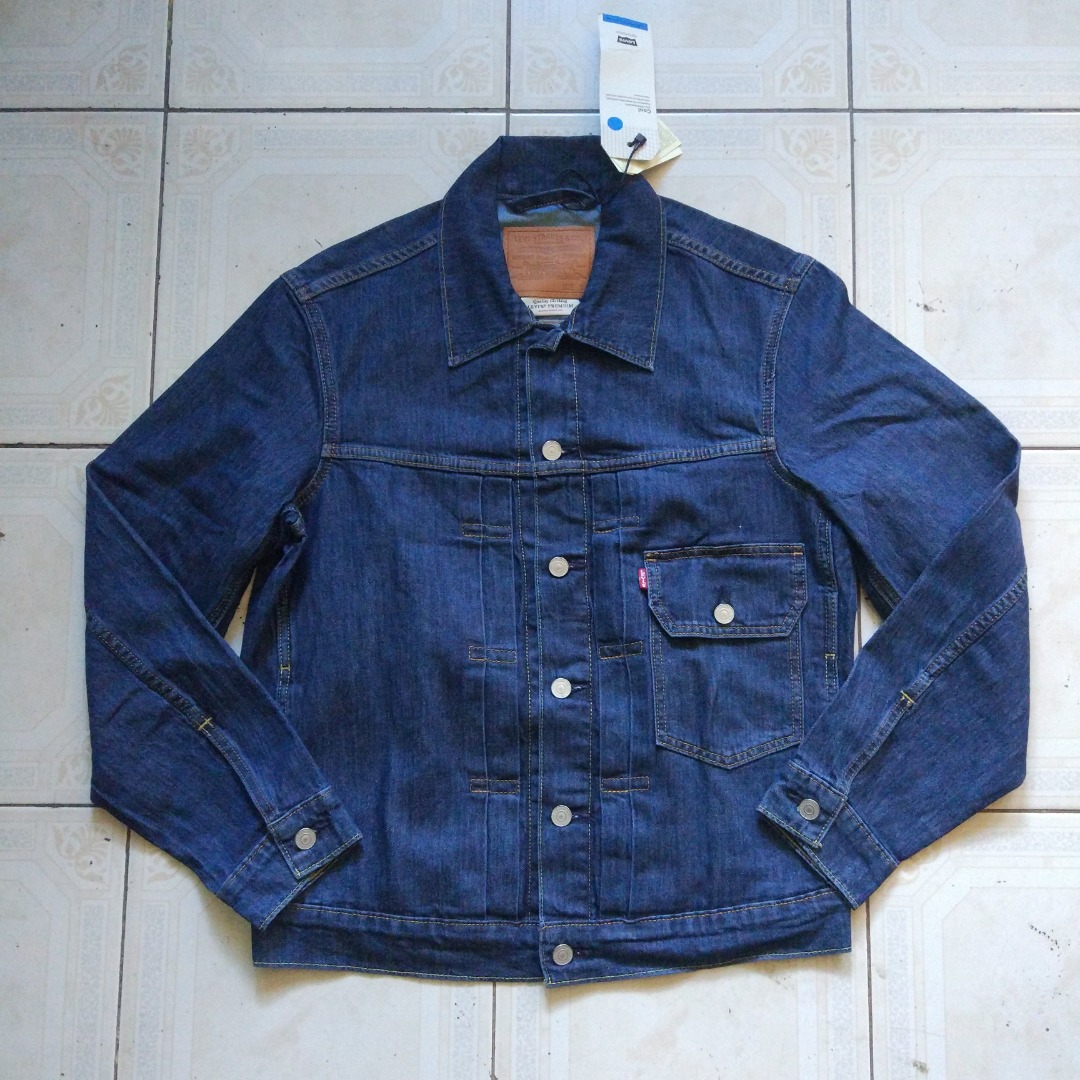 Bnew Levis Premium Type 1 Denim Jacket S, Men's Fashion, Coats, Jackets ...