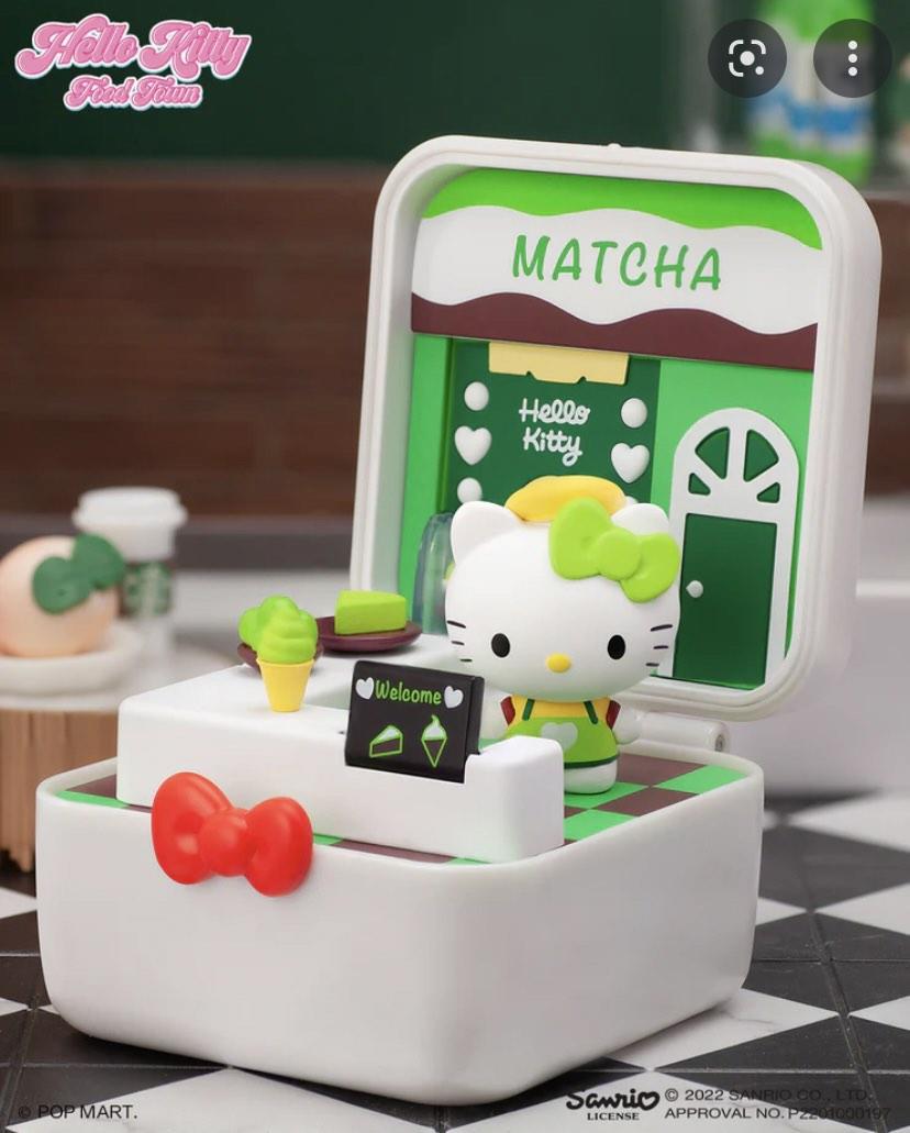 BNIF POPMART hello kitty matcha food town, Hobbies & Toys, Toys & Games ...