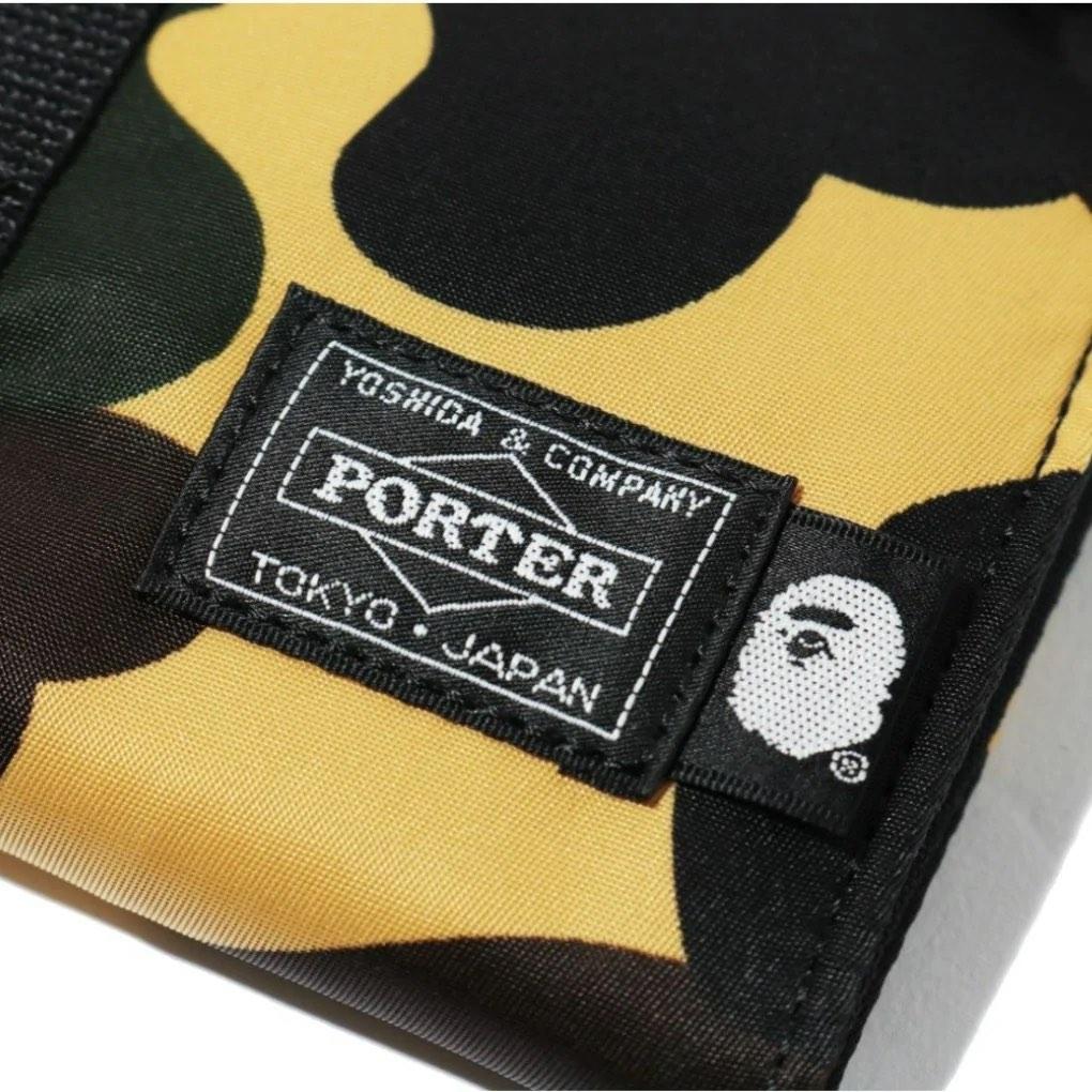 Brand new Porter x bathing ape wallet classic camo, Men's Fashion ...