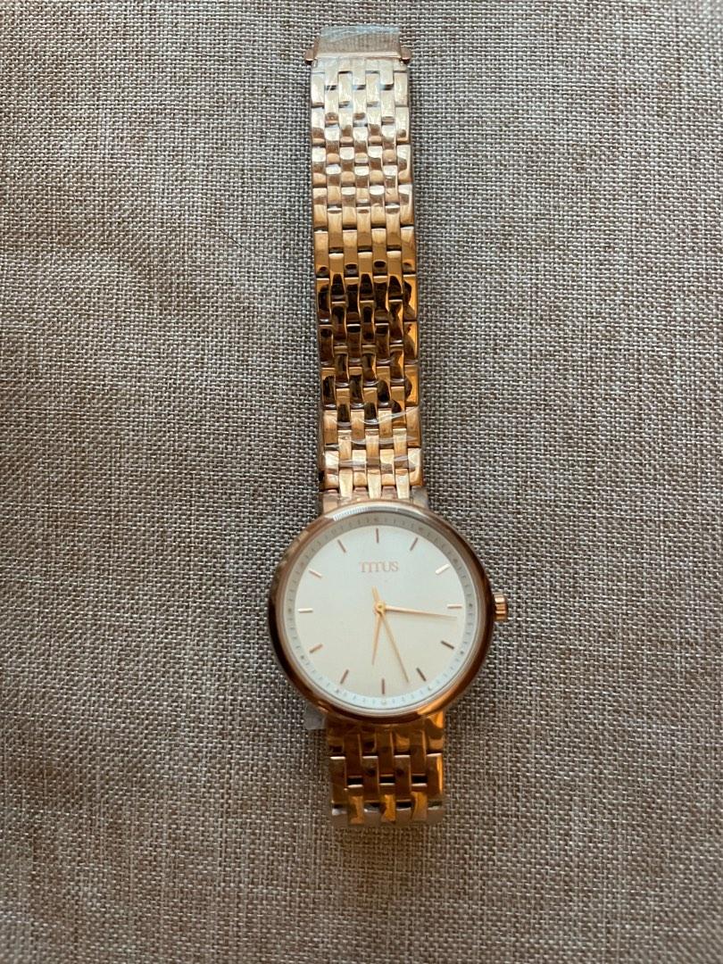 Brand new Titus Rose Gold Watch 全新鐵達時腕錶, 女裝, 手錶及配件, 手錶 - Carousell