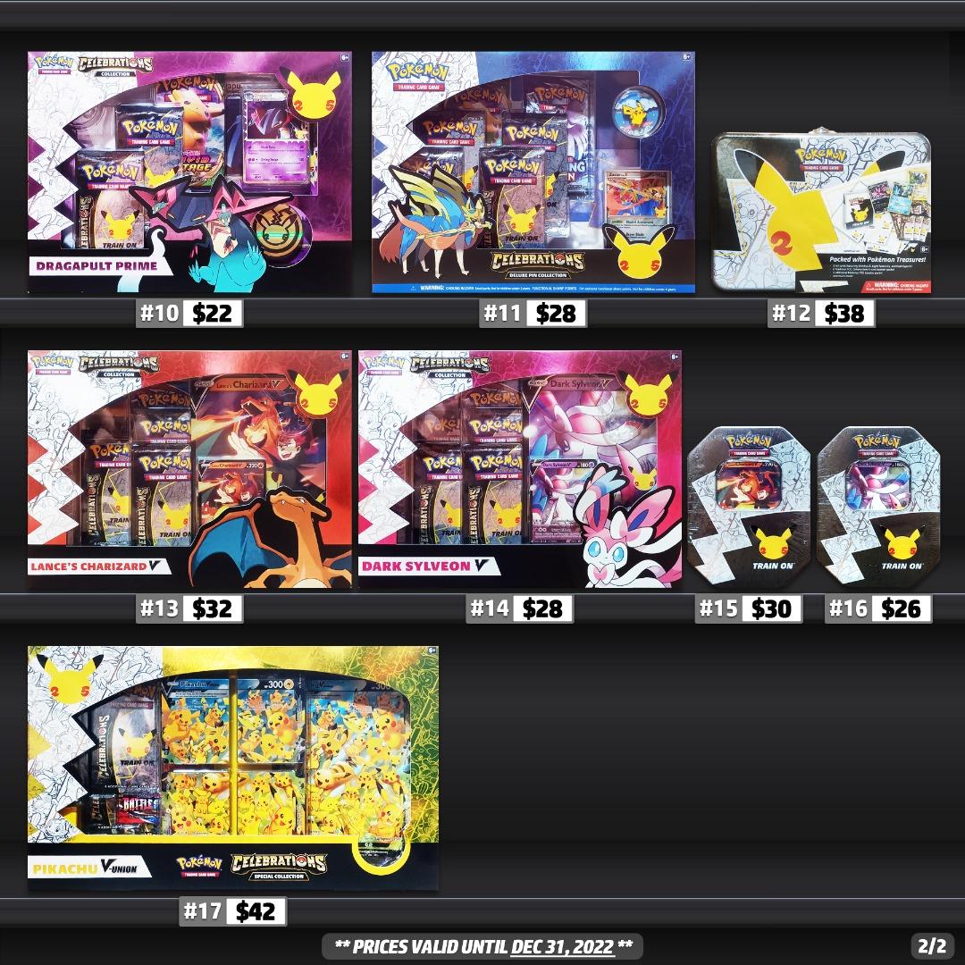 [BROWSE] Pokemon Trading Card Games TCG: 25th Celebrations, SS6 ...