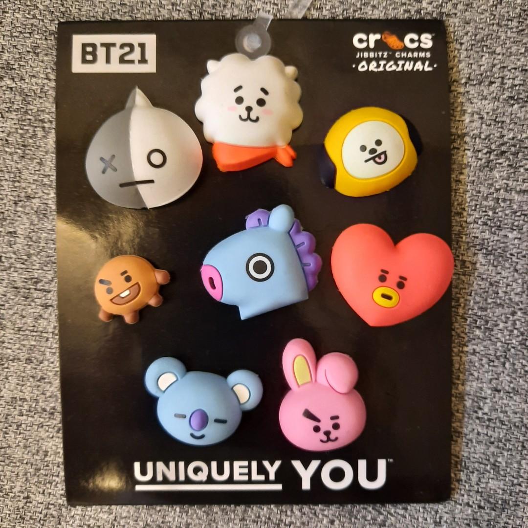 Bt21 Jibbitz set, Hobbies & Toys, Memorabilia & Collectibles, K-Wave on ...