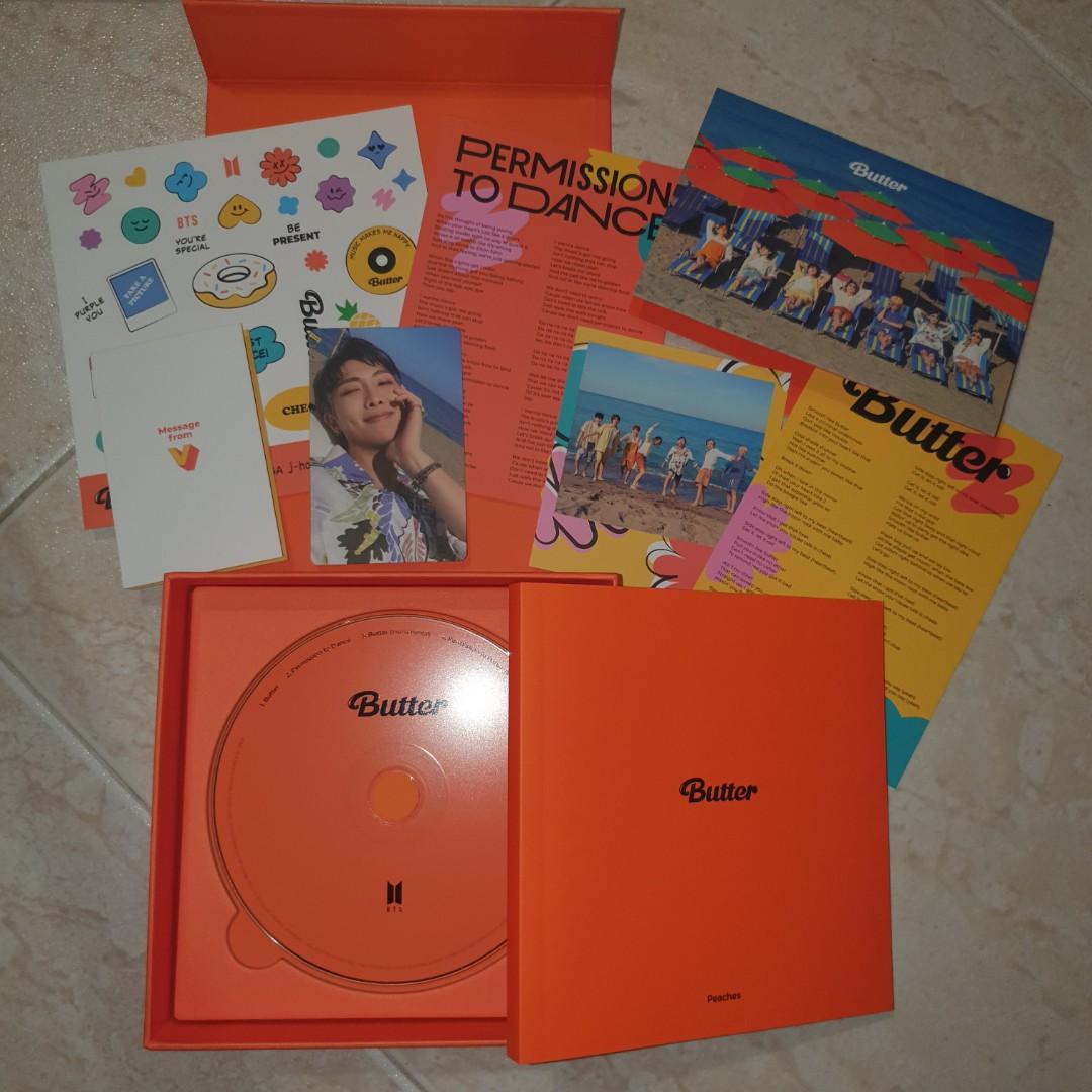 BTS butter album peaches version, Hobbies & Toys, Memorabilia & Collectibles, K-Wave on Carousell