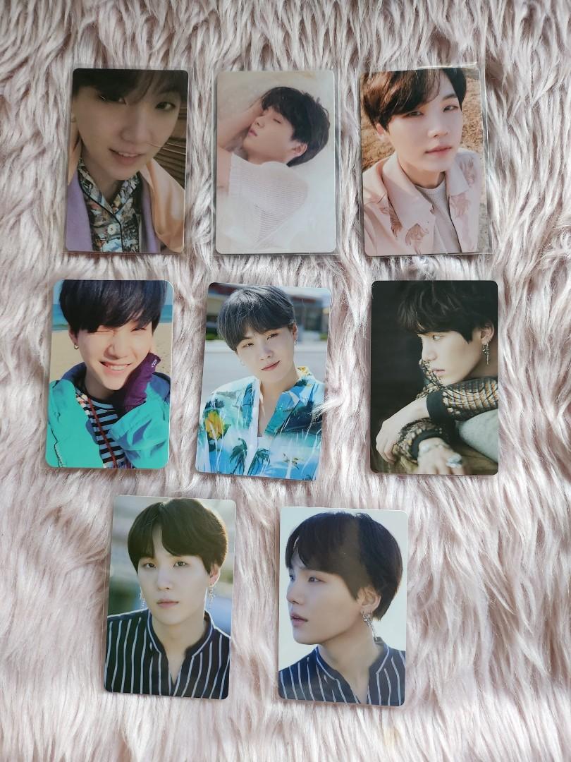 BTS Suga Yoongi photocard set, Hobbies & Toys, Memorabilia & Collectibles, K-Wave on Carousell