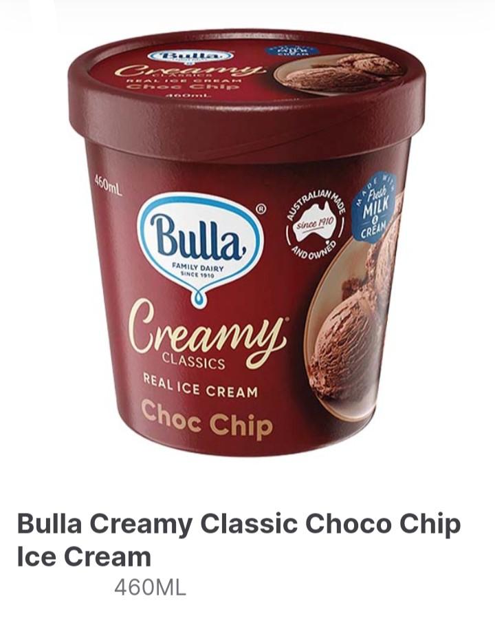 Bulla Creamy Classic Ice Creams, Food & Drinks, Chilled & Frozen Food ...