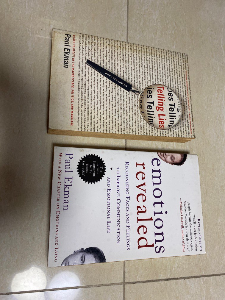 Bundle deal - Telling Lies & Emotions Revealed by Paul Ekman, Hobbies ...
