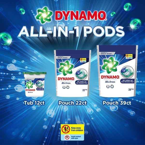[Bundle of 4] Dynamo Perfect Clean Laundry Pods 39sx4, Furniture & Home ...