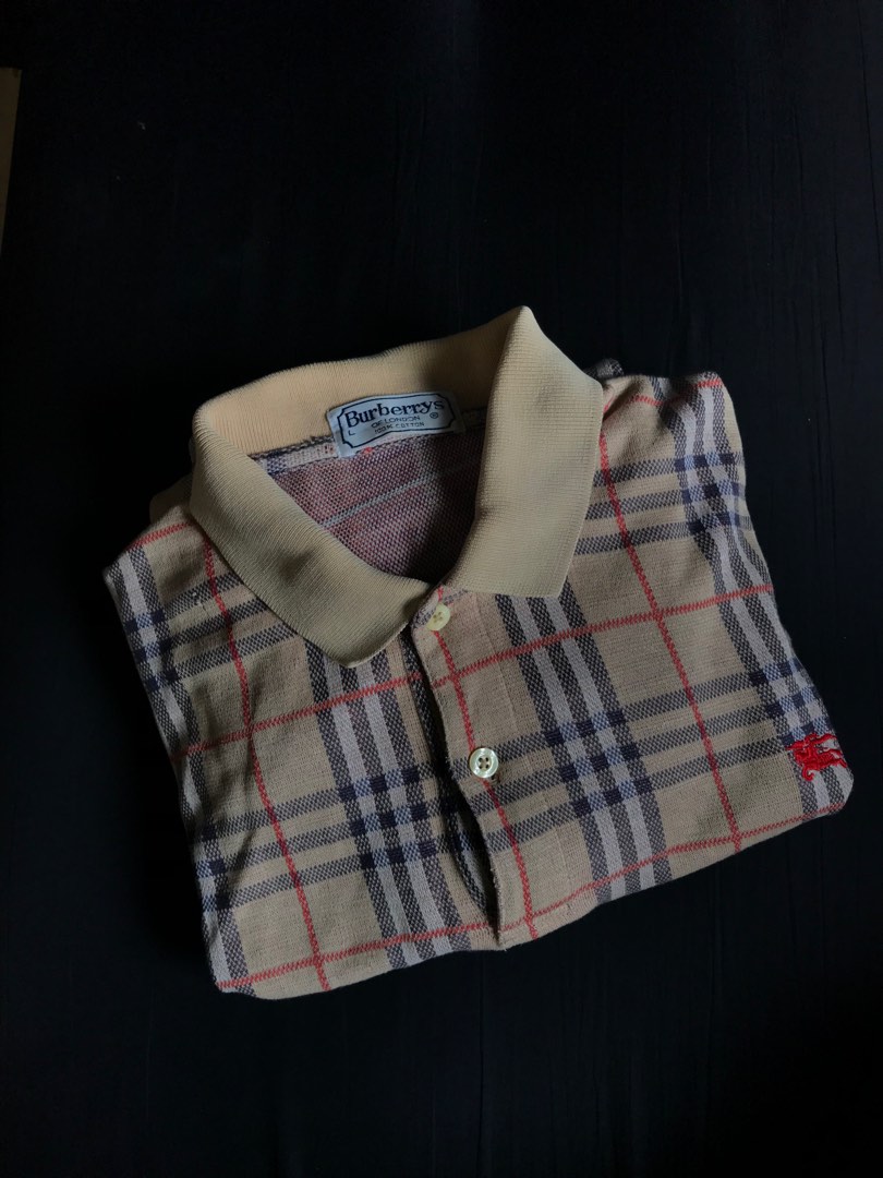 Burberry, Men's Fashion, Tops & Sets, Tshirts & Polo Shirts on Carousell