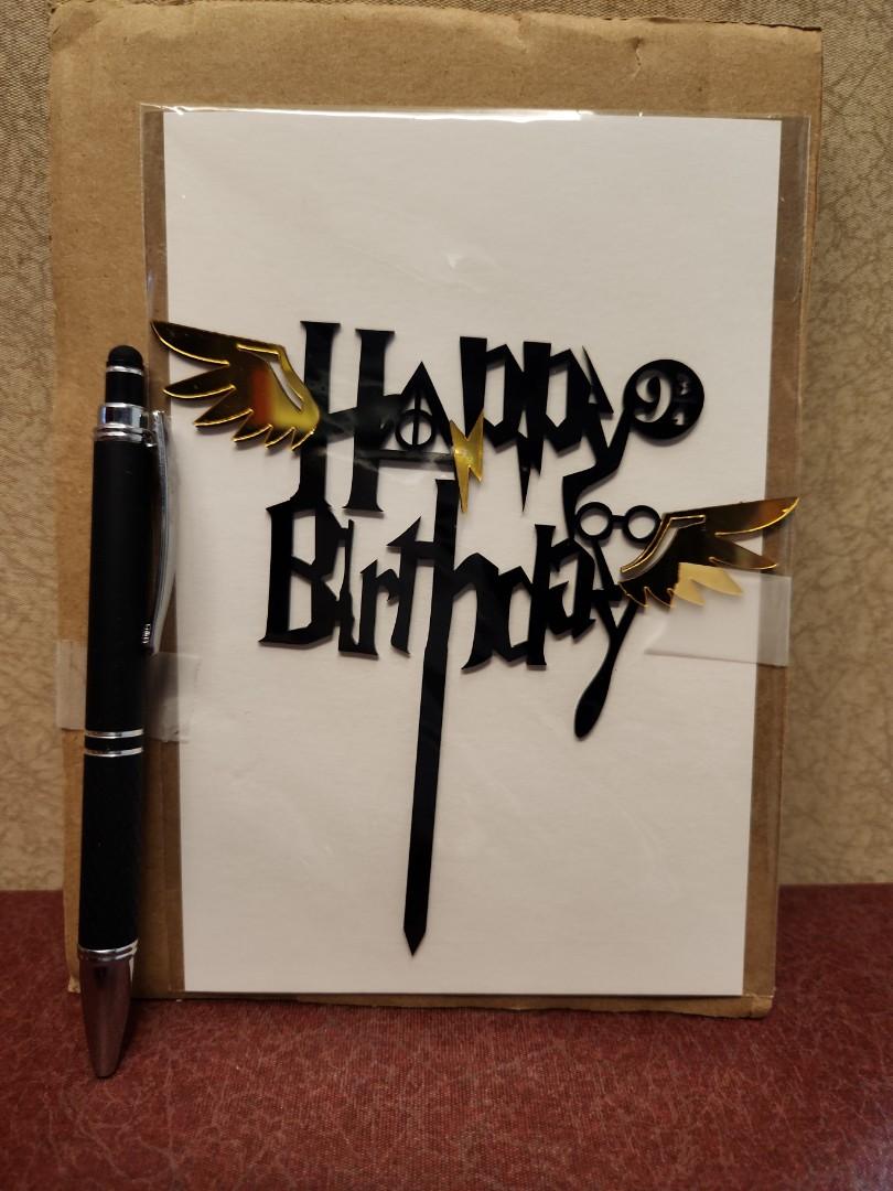 Cake Topper number 9 and Harry Potter, Hobbies & Toys, Stationery ...