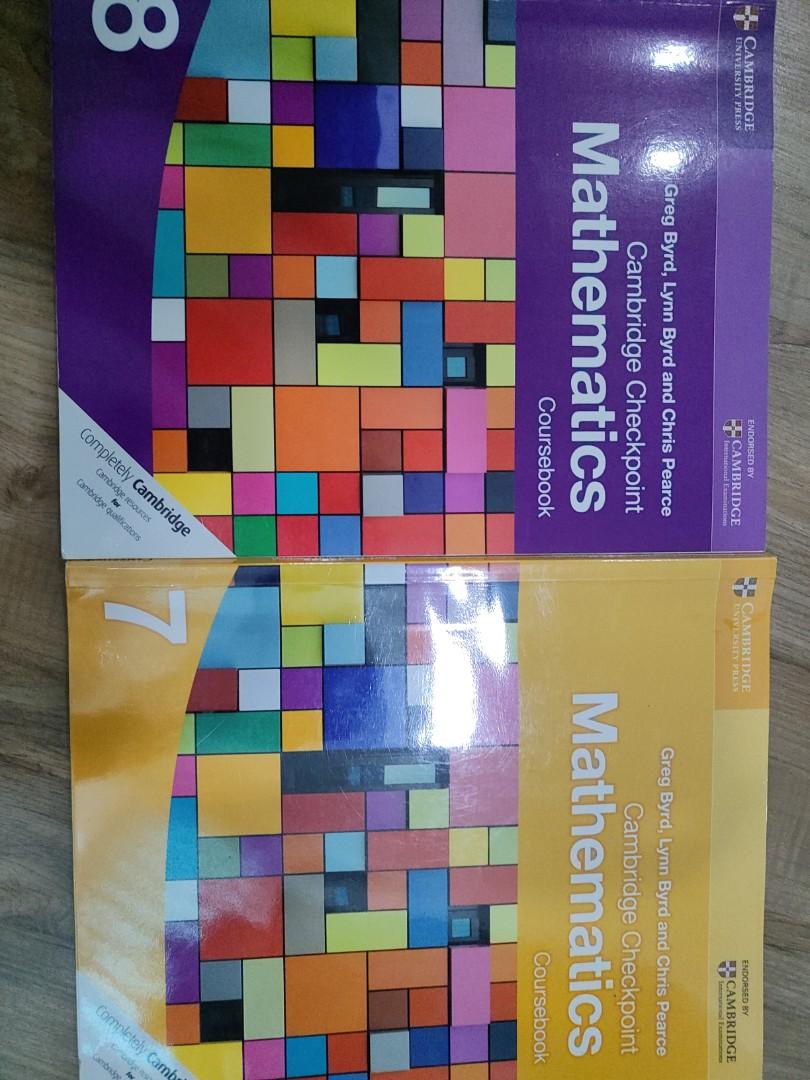 Cambridge checkpoint mathematics coursebook 7 & 8, Hobbies & Toys ...