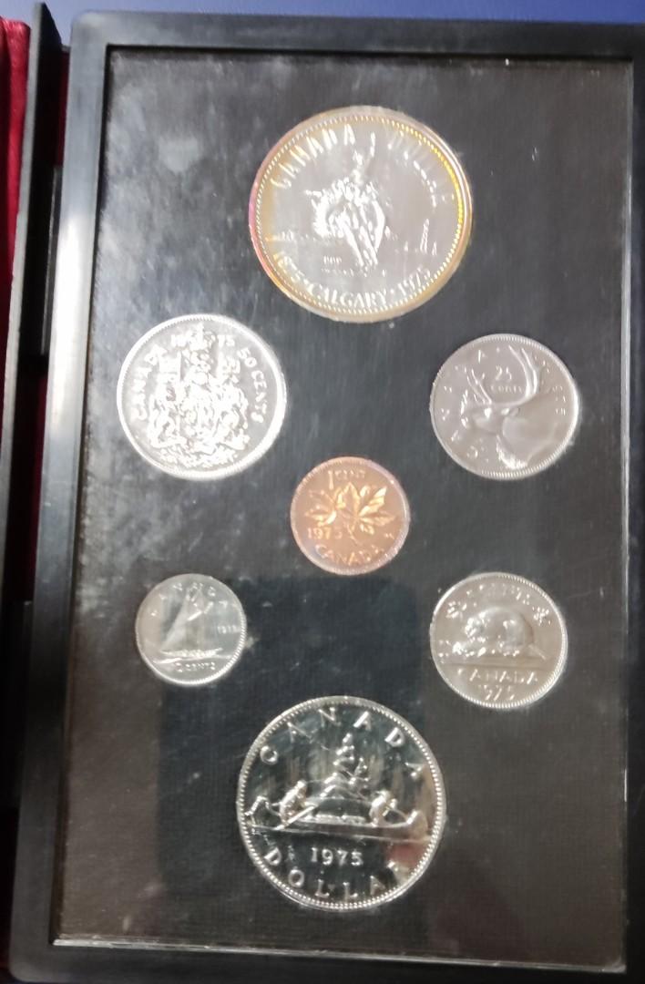 Canada Commemorative proof set coin 1975, Hobbies & Toys, Memorabilia ...