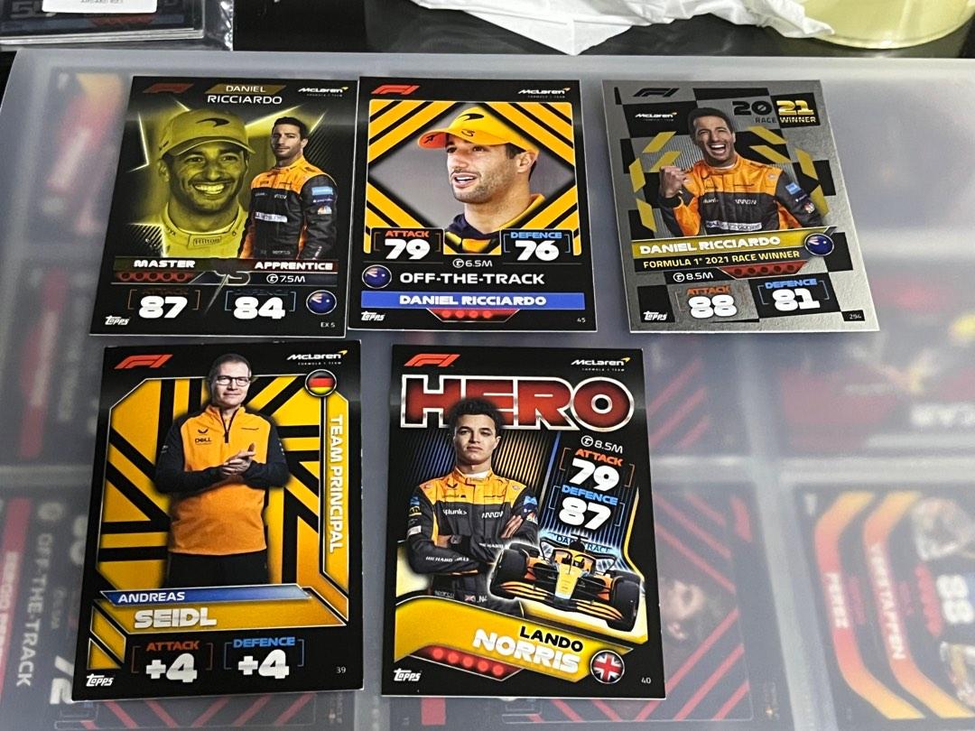 CARDS HERO CARDS OFF THE TRACK TEAM LOGO F1 CARS FORMULA ONE CARDS ...