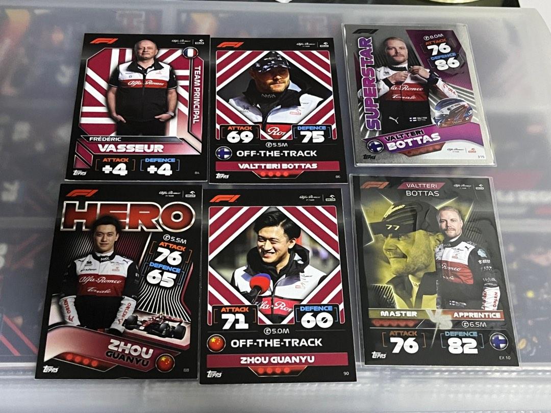 CARDS HERO CARDS OFF THE TRACK TEAM LOGO F1 CARS FORMULA ONE CARDS ...
