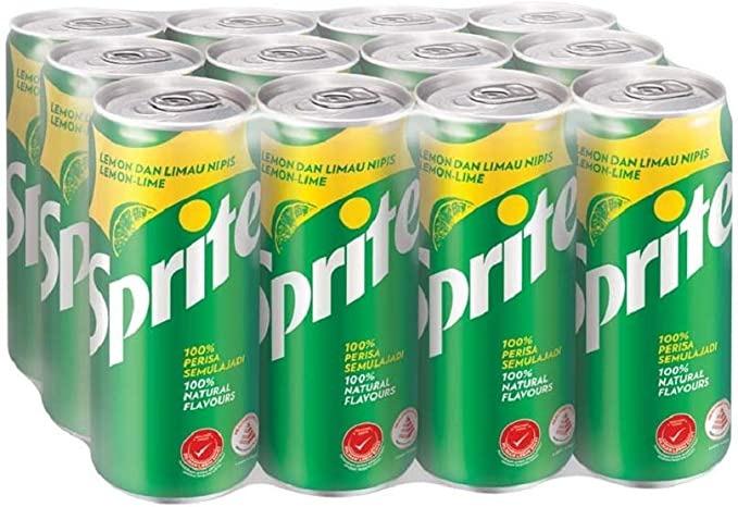 [Carton Sales] SPRITE Drinks 320ML x 12Cans, Food & Drinks, Beverages ...