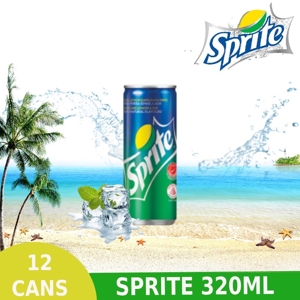 [Carton Sales] SPRITE Drinks 320ML x 12Cans, Food & Drinks, Beverages ...